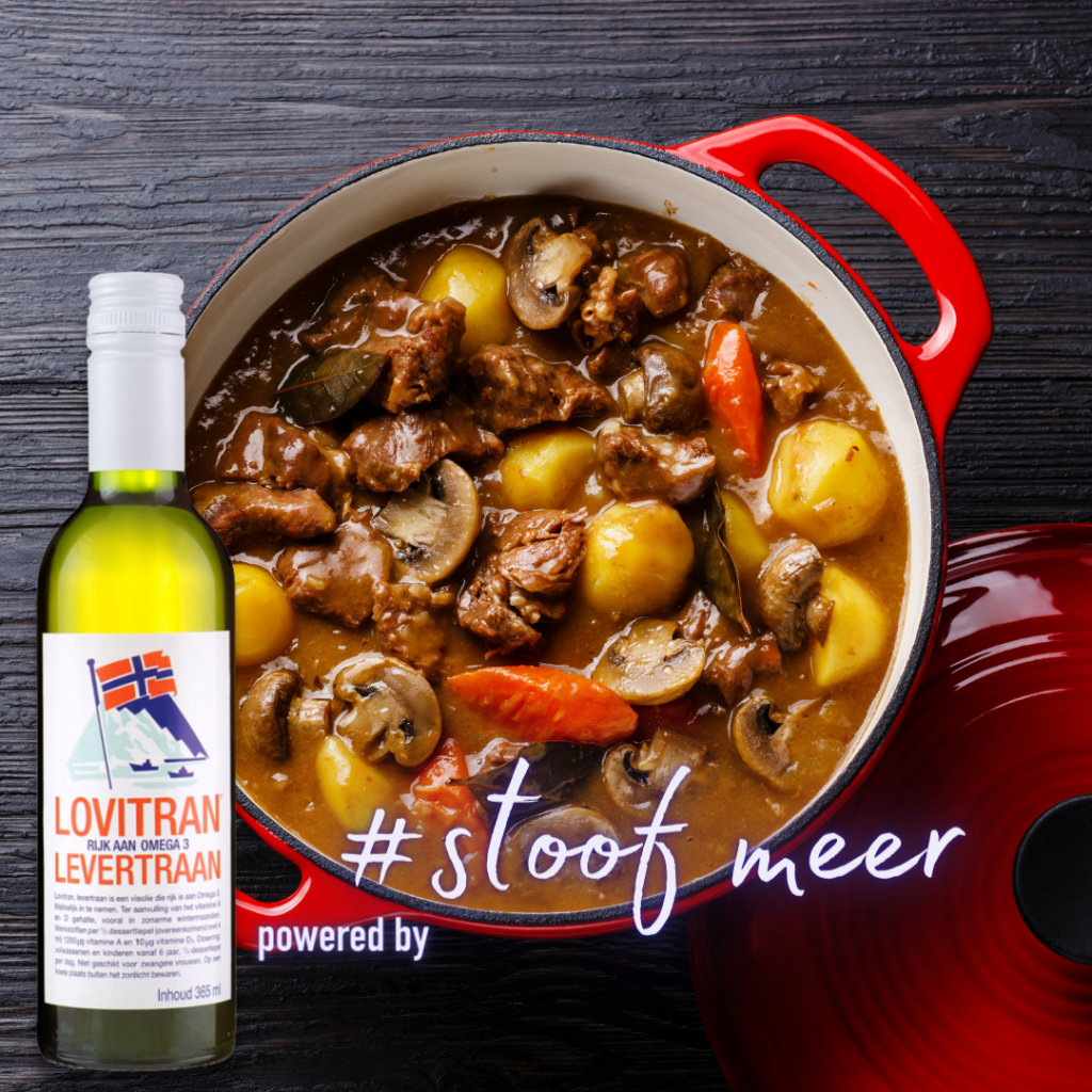 Rundvlees stoof - Lovitran® levertraan | Rijk aan Omega 3